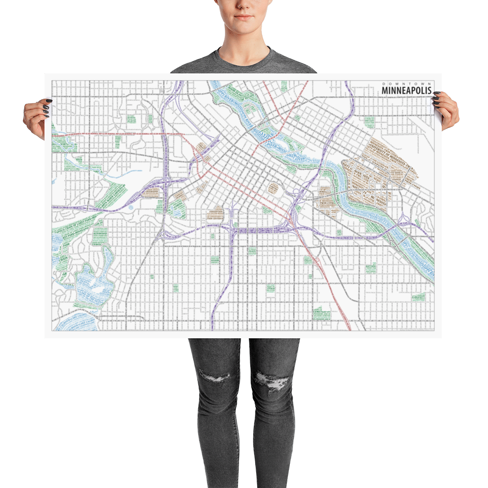 Downtown Minneapolis Map